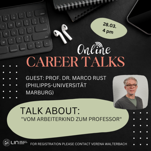 Career Talk mit Prof. Dr. Marco Rust (Marburg) » Leibniz Institute for ...