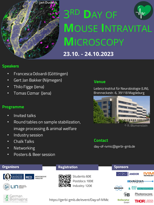 Day of Mouse Intravital Microscopy » Leibniz Institute for Neurobiology ...